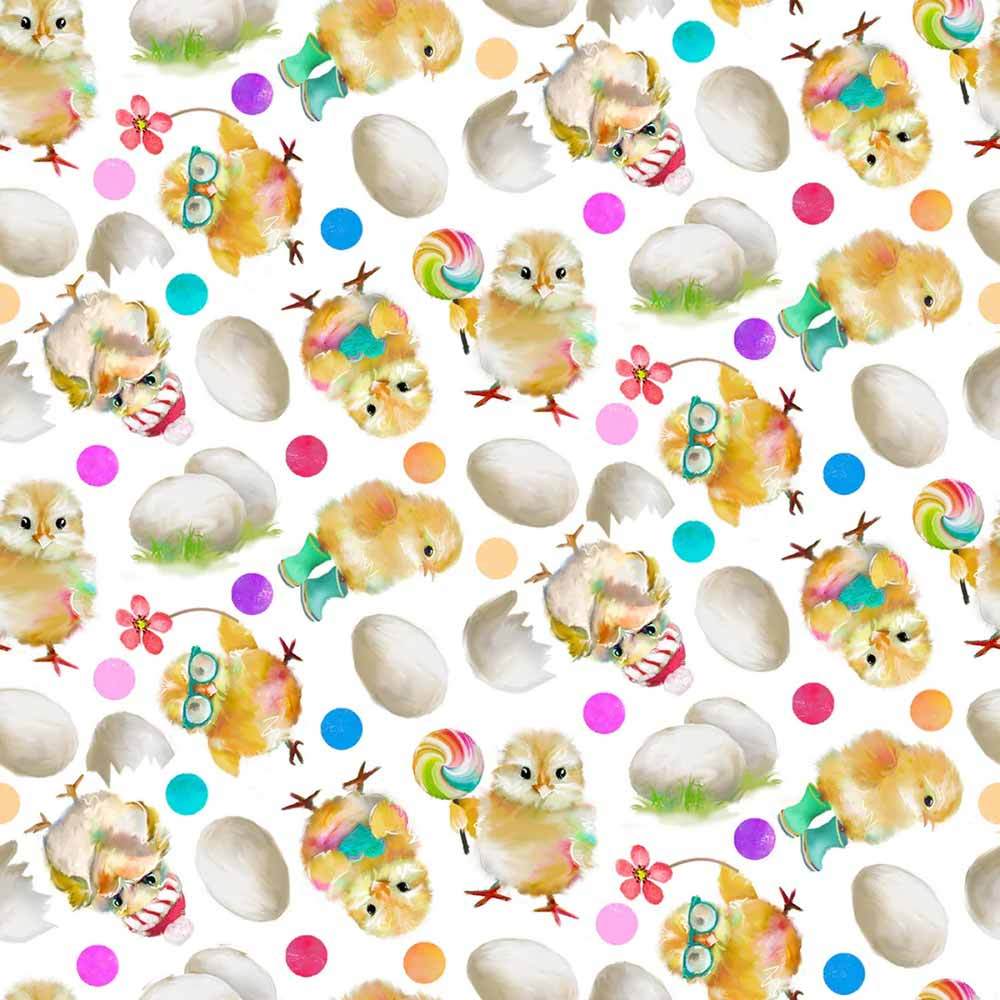 3 Wishes Back To The Farm Chirpy Chicks | Canada | BecksFabrics