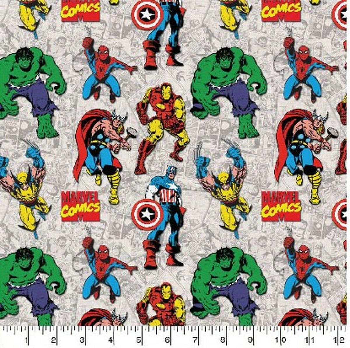 Camelot Marvel Avengers Fabric - Canadian Fabric Store - BecksFabrics